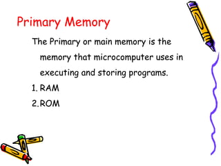 Computer Memory | PPT