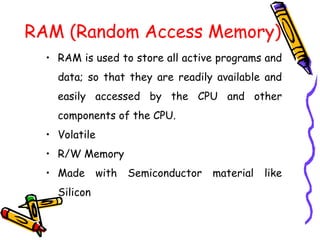 Computer Memory | PPT