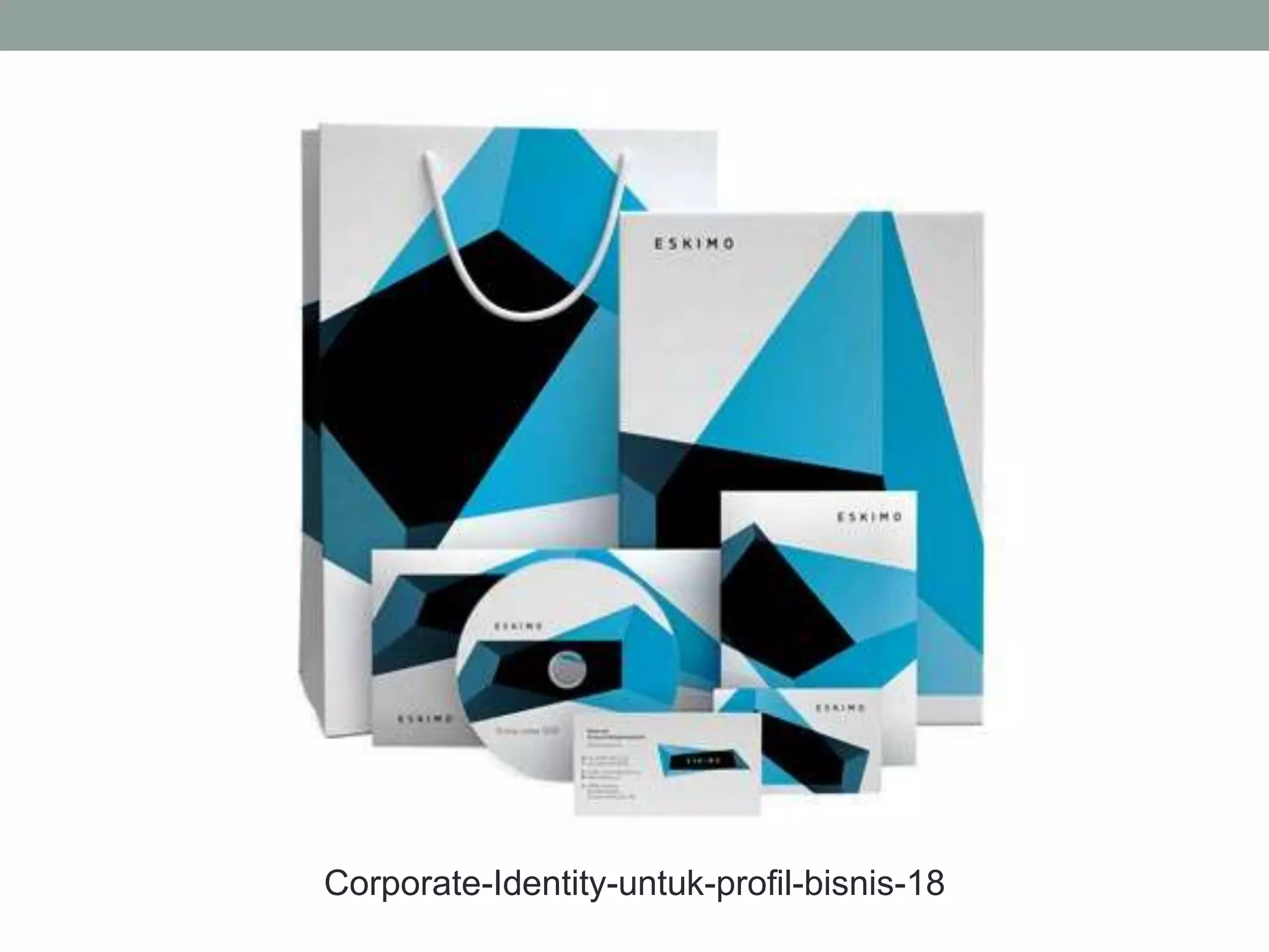 13 contoh corporate identity perusahaan | PPTX