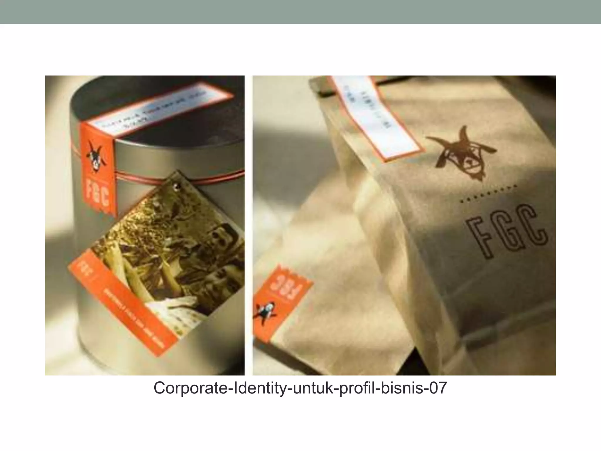 13 contoh corporate identity perusahaan | PPTX