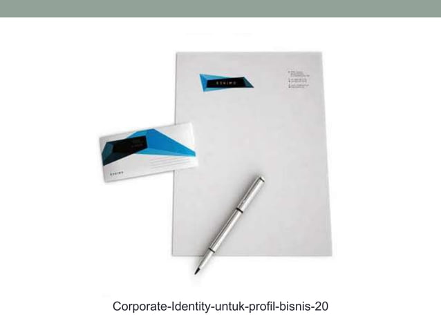 13 contoh corporate identity perusahaan | PPTX