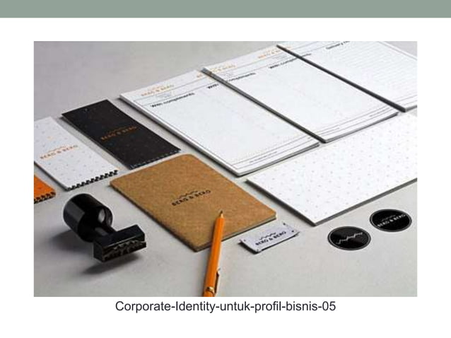 13 contoh corporate identity perusahaan | PPTX