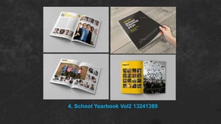 13 contoh desain album kenangan school yearbook templates | PPTX