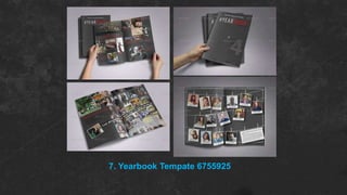 13 contoh desain album kenangan school yearbook templates | PPTX