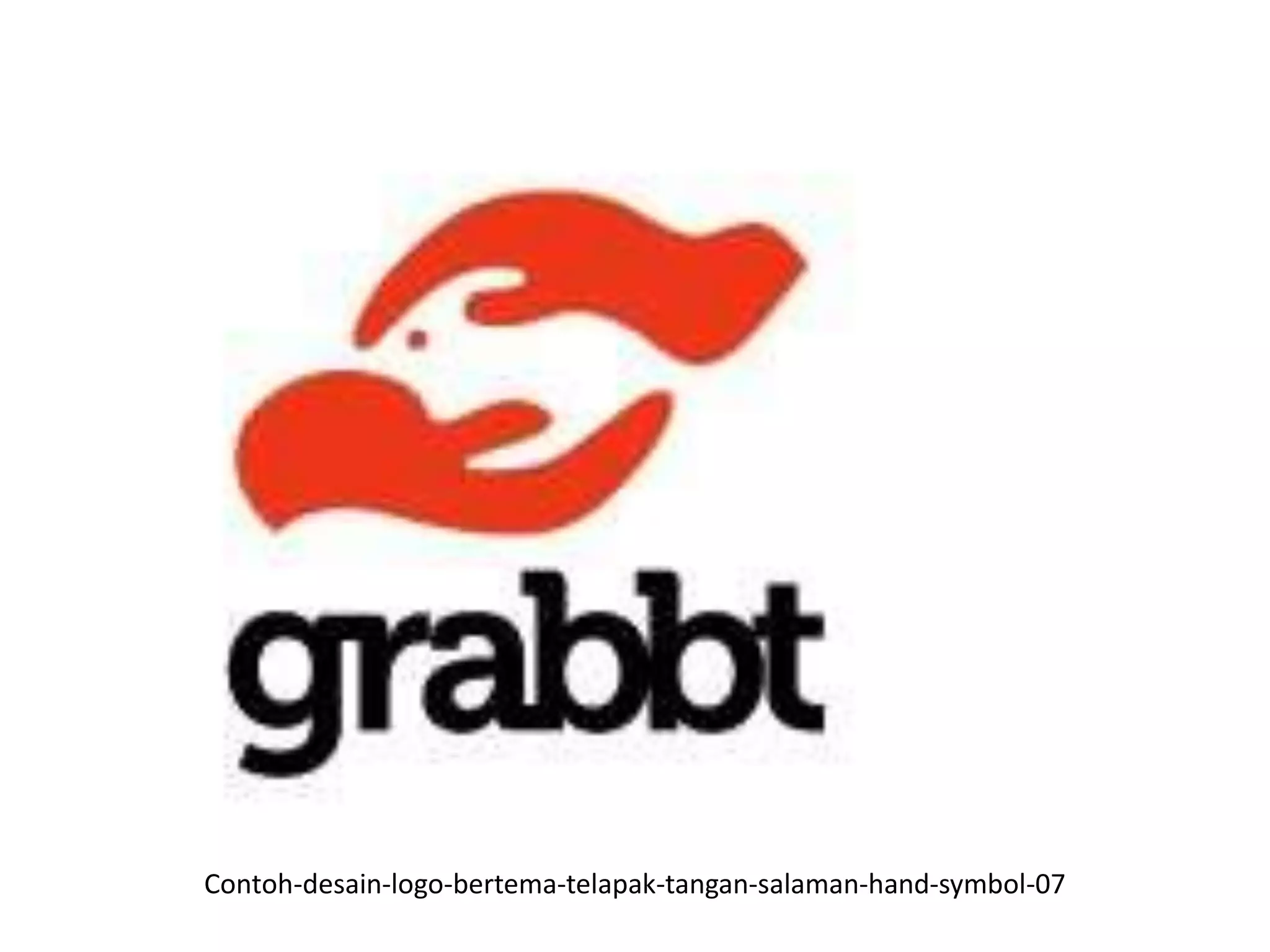 13 contoh desain logo dengan tema telapak tangan | PPTX