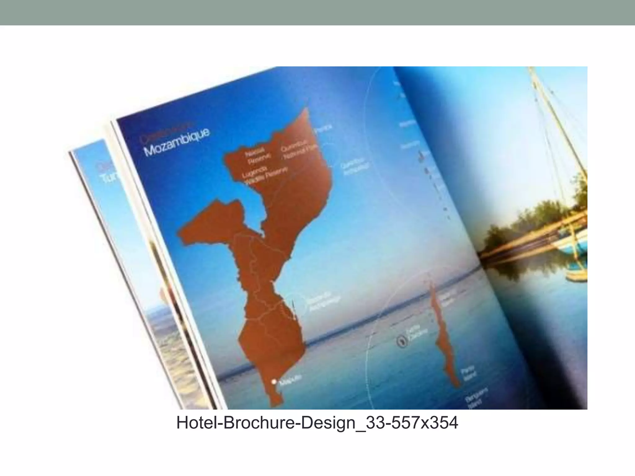 13 contoh ide dan desain brosur hotel | PPTX