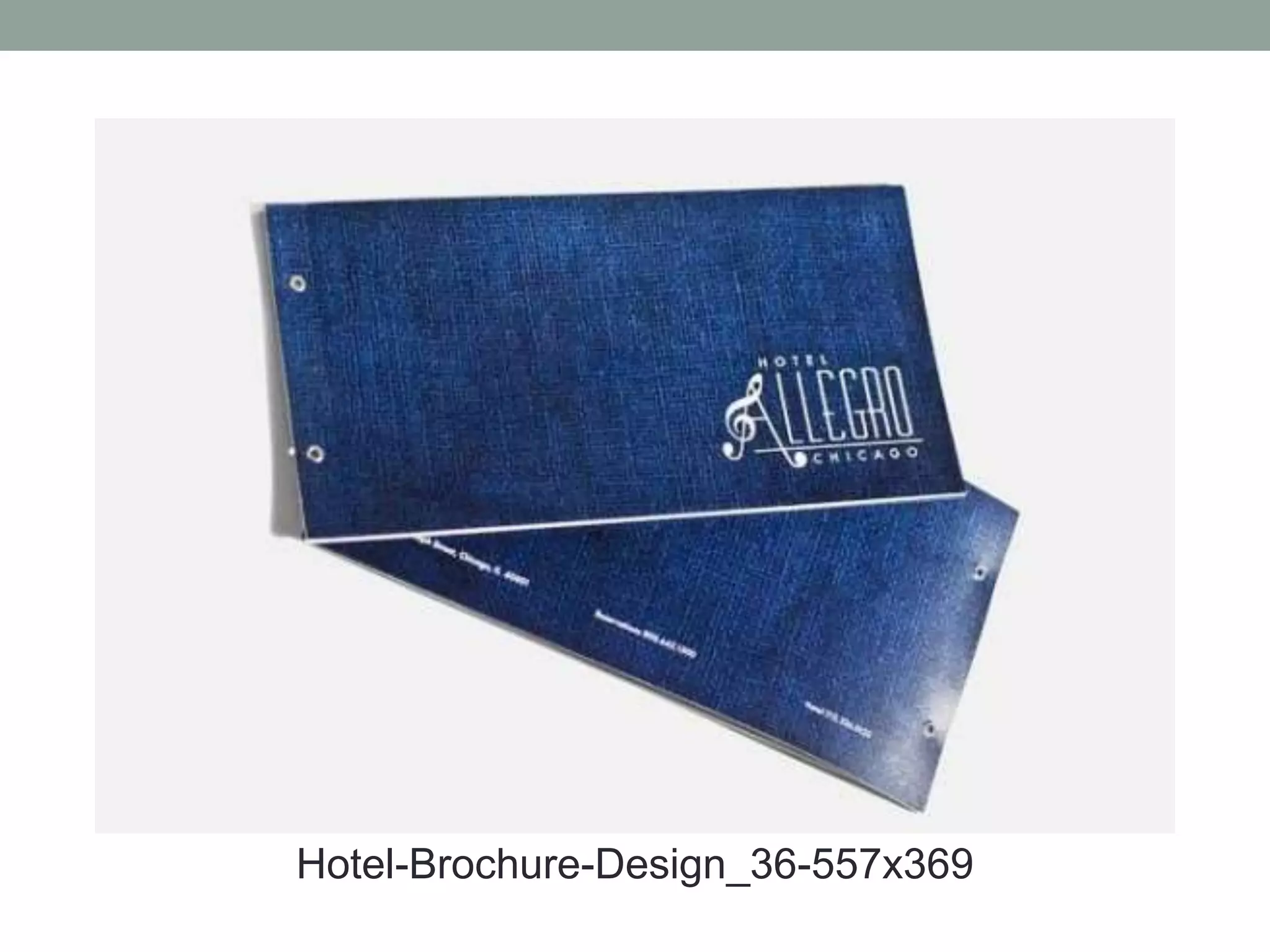 13 contoh ide dan desain brosur hotel | PPTX