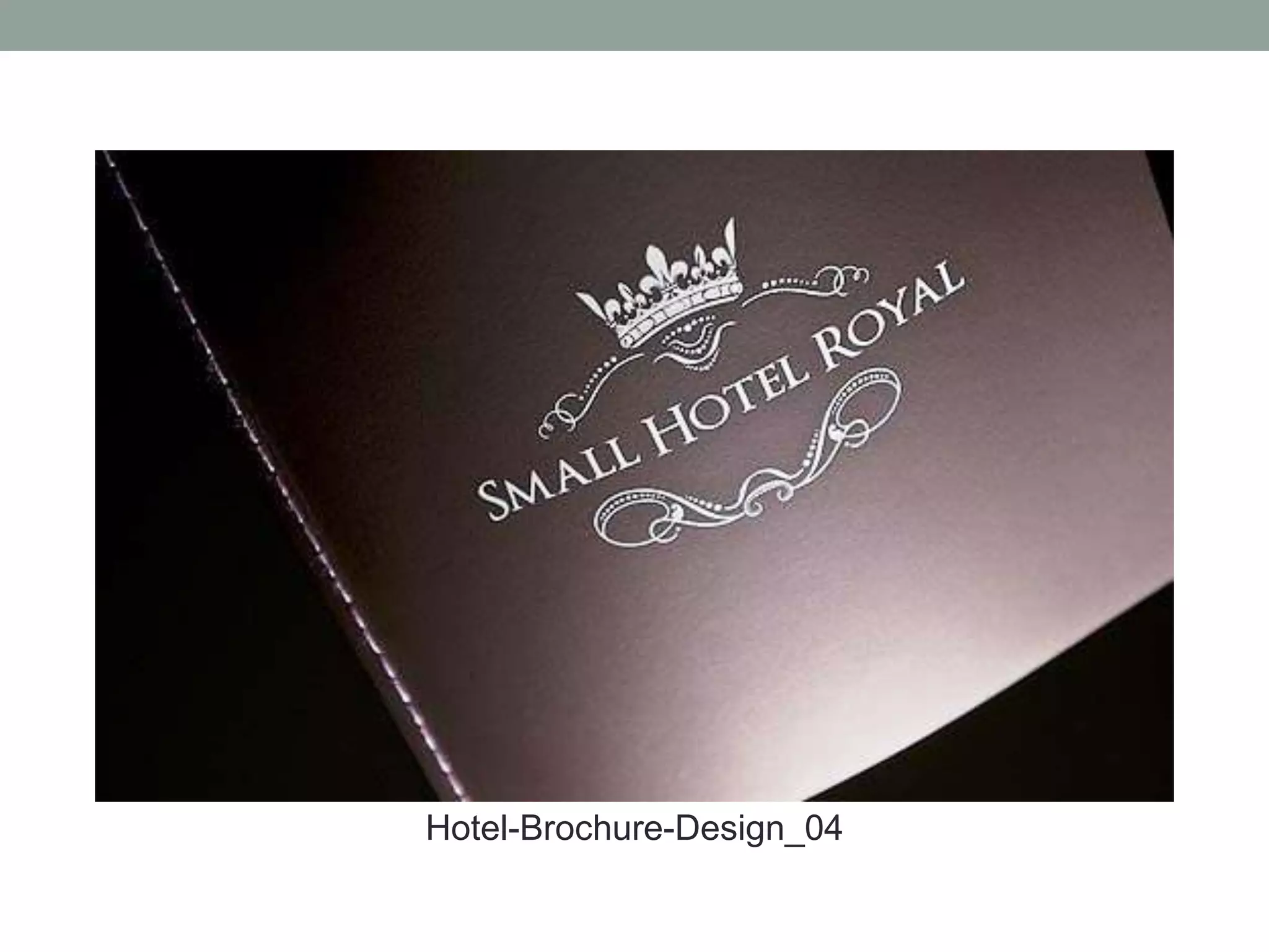 13 contoh ide dan desain brosur hotel | PPTX