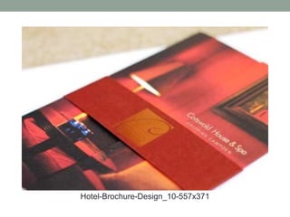 13 contoh ide dan desain brosur hotel | PPTX