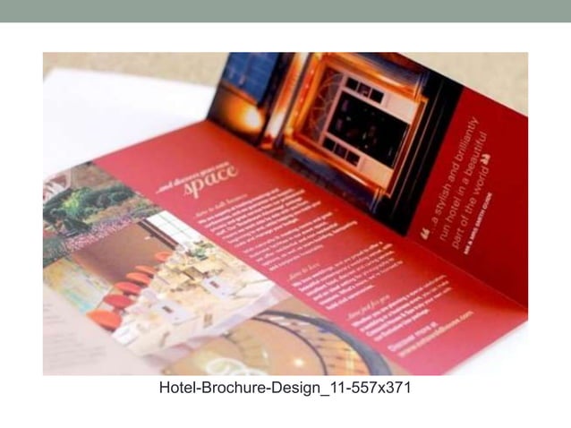 13 contoh ide dan desain brosur hotel | PPT
