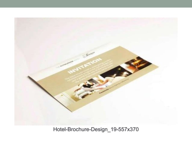 13 contoh ide dan desain brosur hotel | PPT