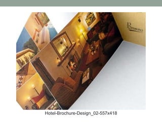 13 contoh ide dan desain brosur hotel | PPTX
