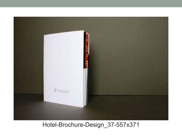 13 contoh ide dan desain brosur hotel | PPT