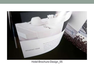 13 contoh ide dan desain brosur hotel | PPTX