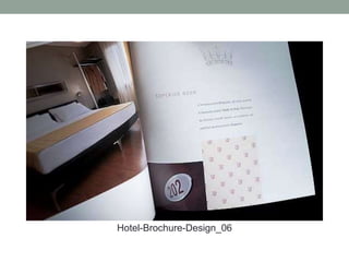 13 contoh ide dan desain brosur hotel | PPTX