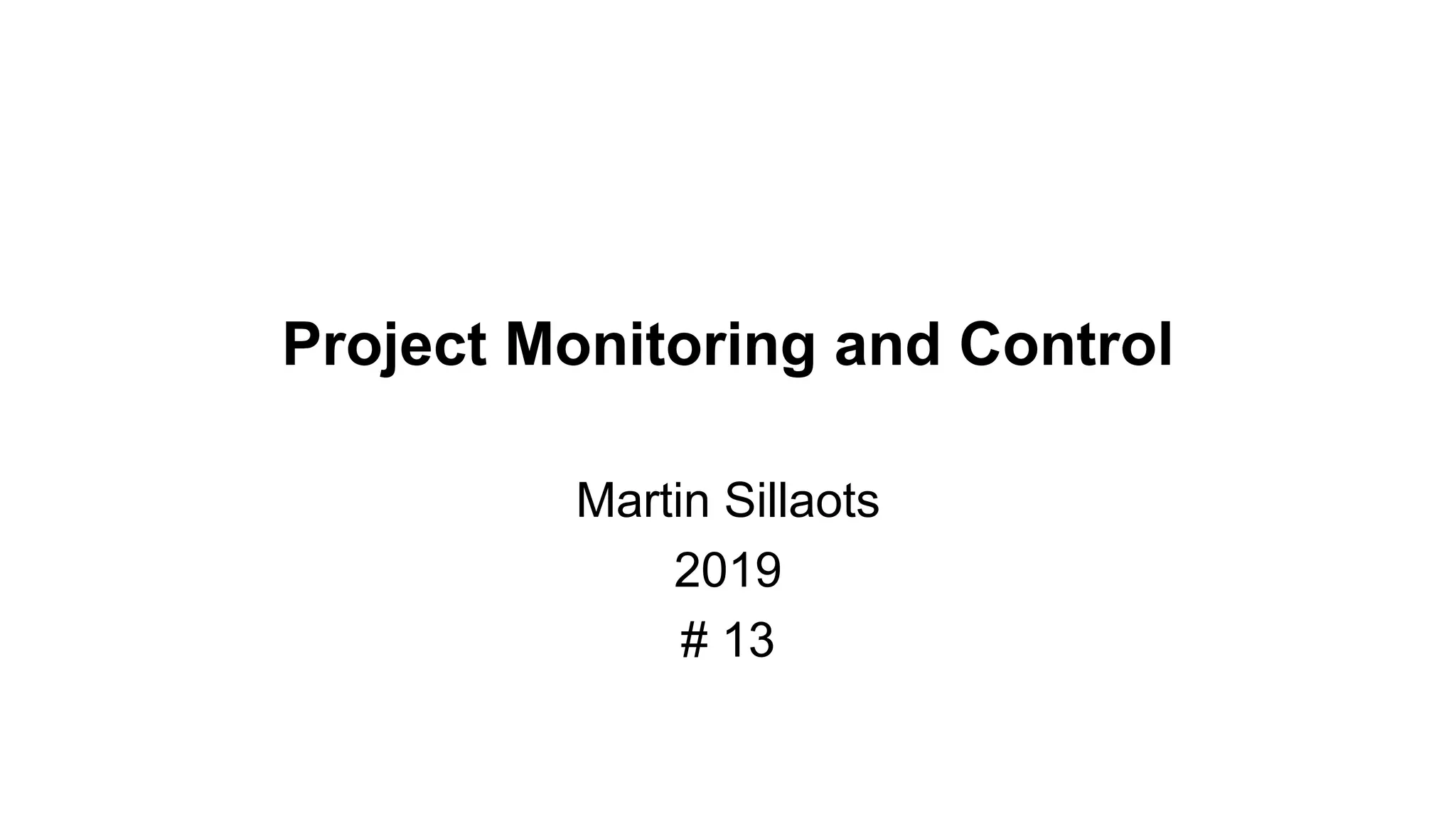 Project Control | PPTX