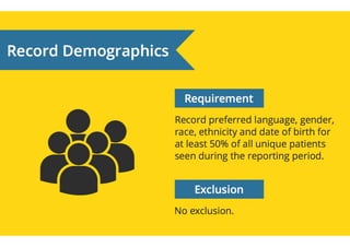 13 core objectives to achieve meaningful use stage1 [Infographic] | PPT
