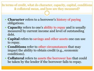 13 credit & loan functions | PPT