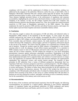 Corporate Social Responsibility and Ethical Practices in the Readymade ...