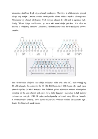 CSE5 ITP High Density Wireless Design REPORT | PDF