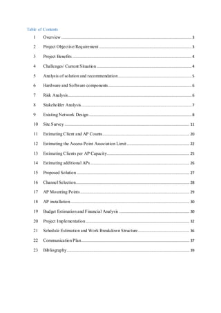 CSE5 ITP High Density Wireless Design REPORT | PDF