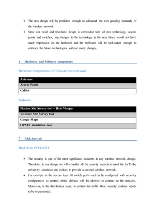 CSE5 ITP High Density Wireless Design REPORT | PDF