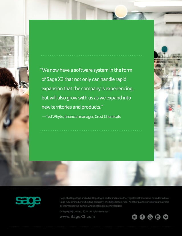 Sage x3 brochure | PDF | Free Download