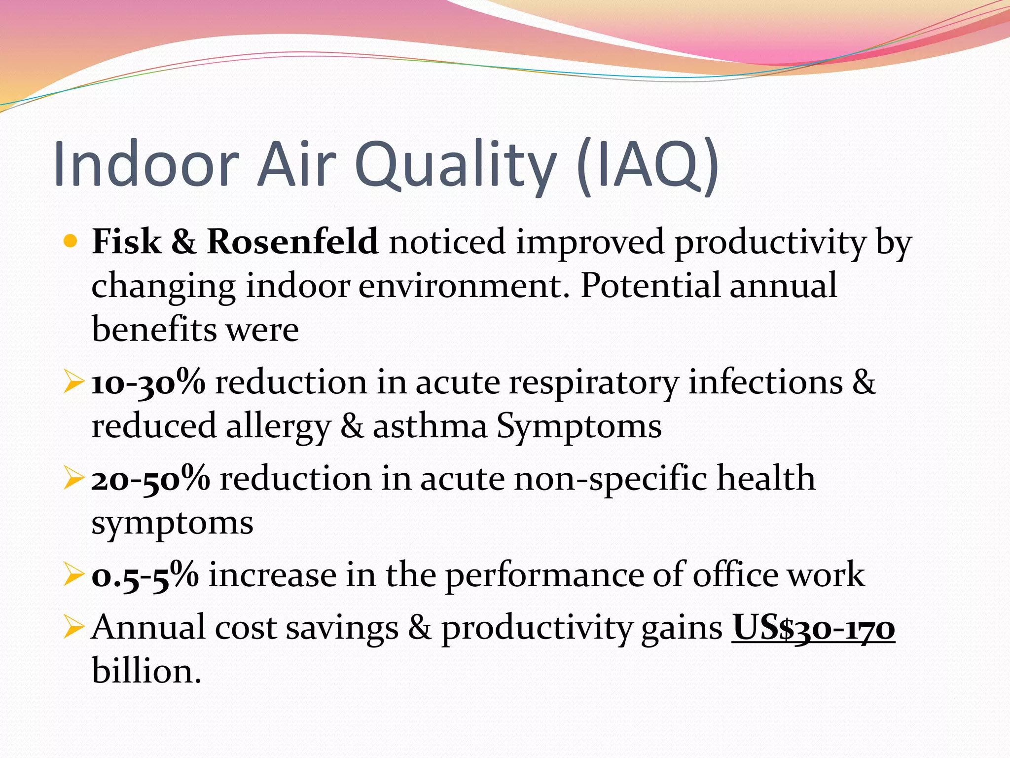 Indoor Air Quality (IAQ) | PPTX