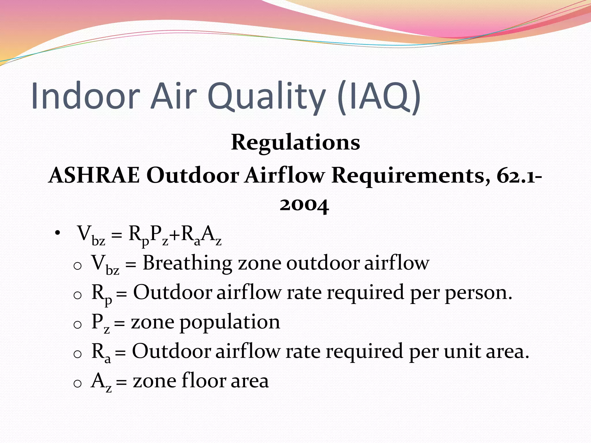 Indoor Air Quality (IAQ) | PPTX