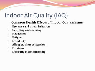 Indoor Air Quality (IAQ) | PPTX