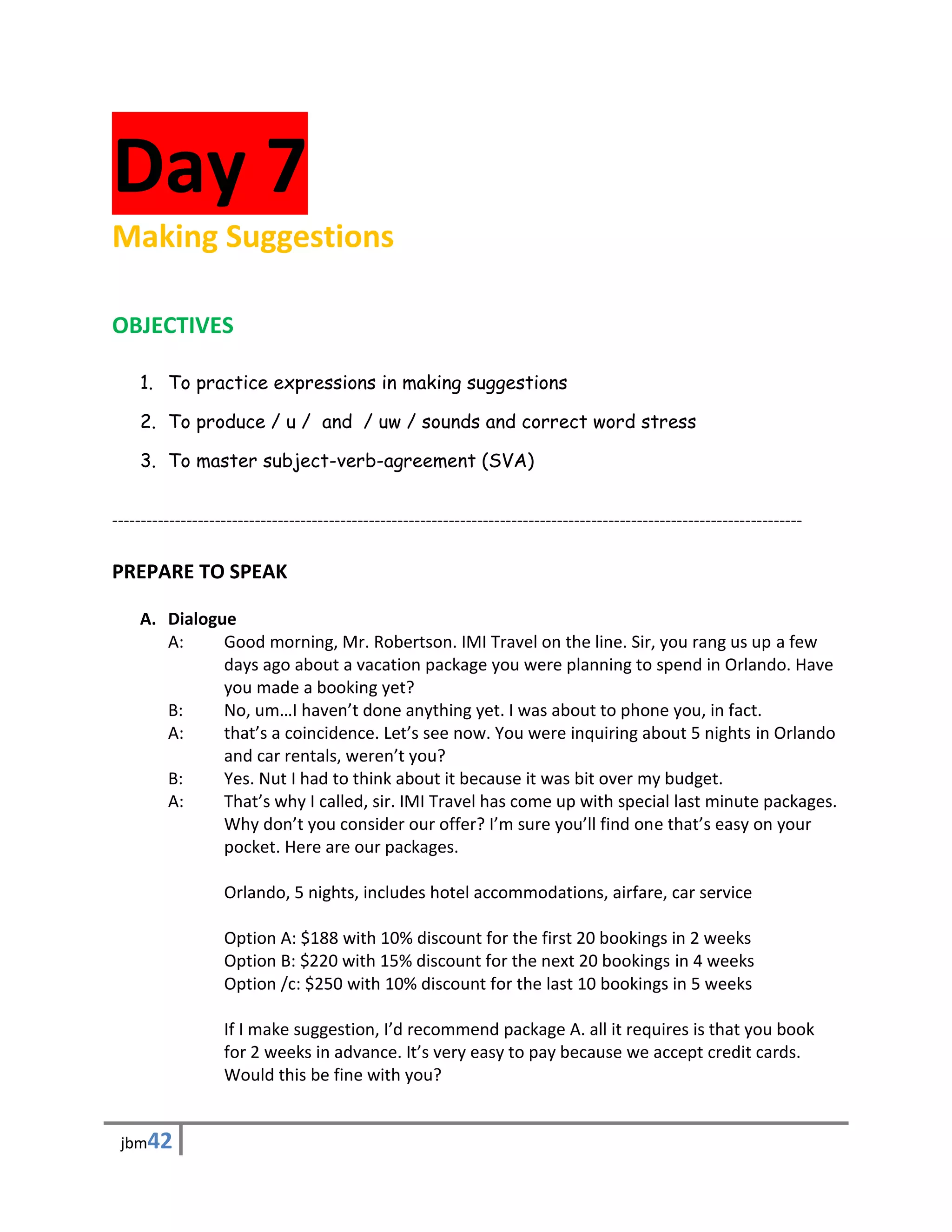 13 days call center training module | PDF