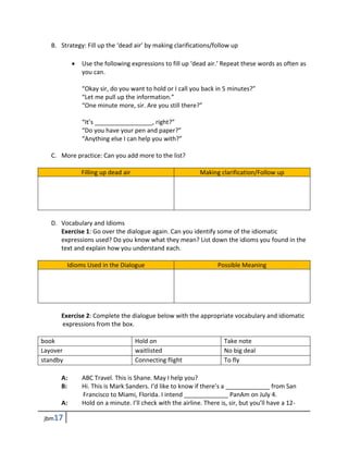 13 days call center training module | PDF