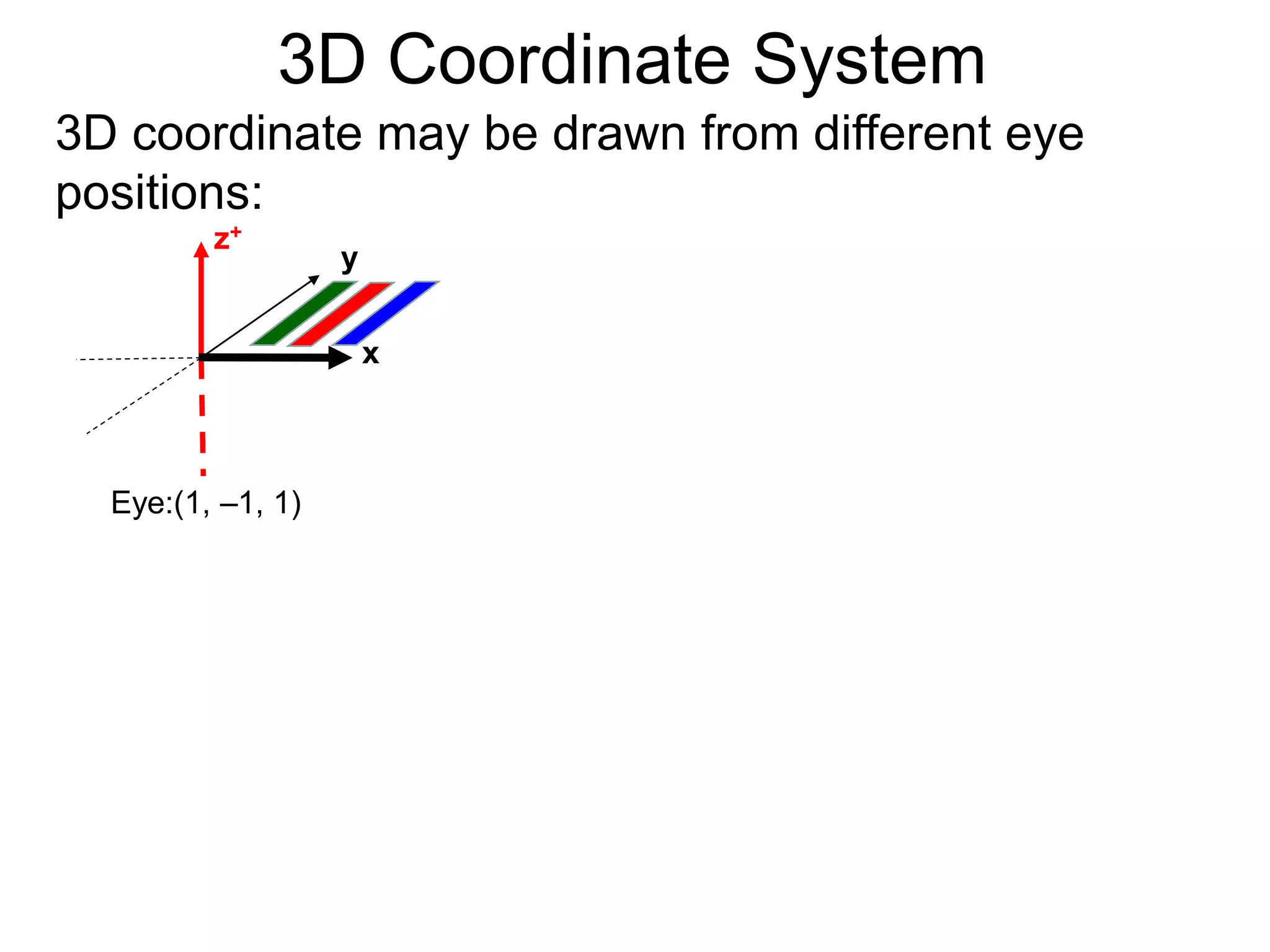 1 3 d coordinate system | PPTX