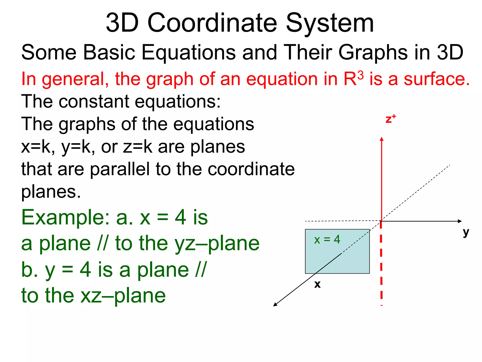 1 3 d coordinate system | PPTX