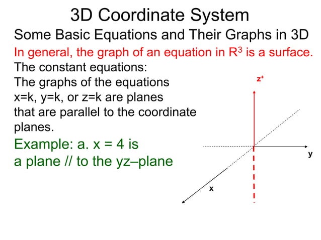 1 3 d coordinate system | PPTX