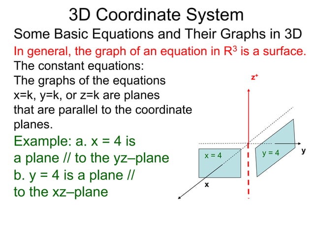 1 3 d coordinate system | PPTX