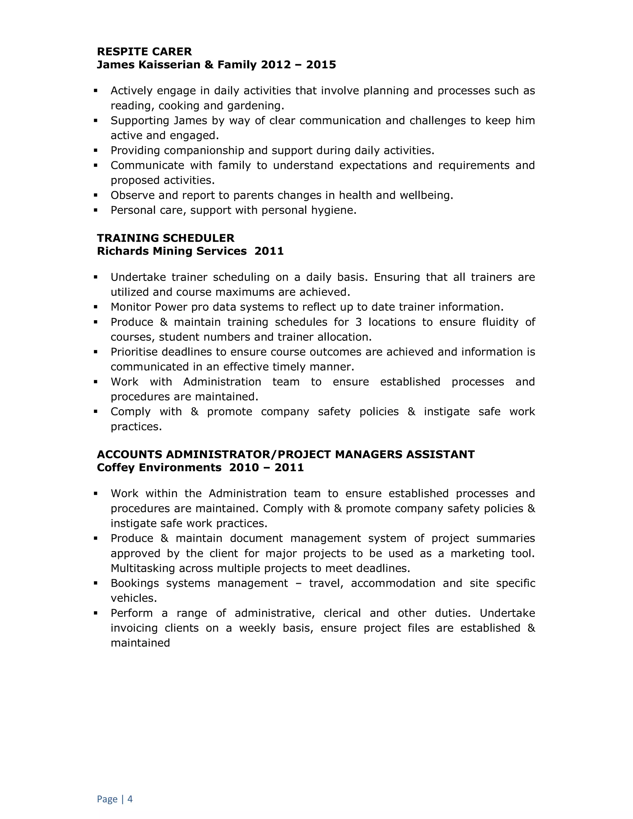 Lisa Freer - Resume | PDF