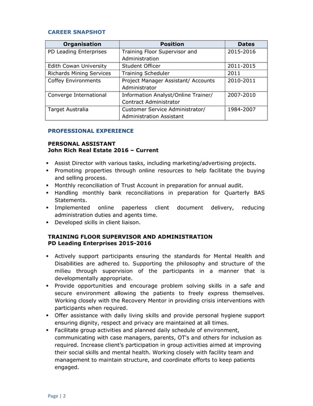 Lisa Freer - Resume | PDF