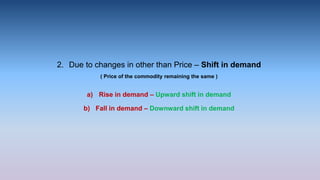 demand & changes in demand | PPTX