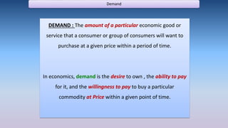 demand & changes in demand | PPTX