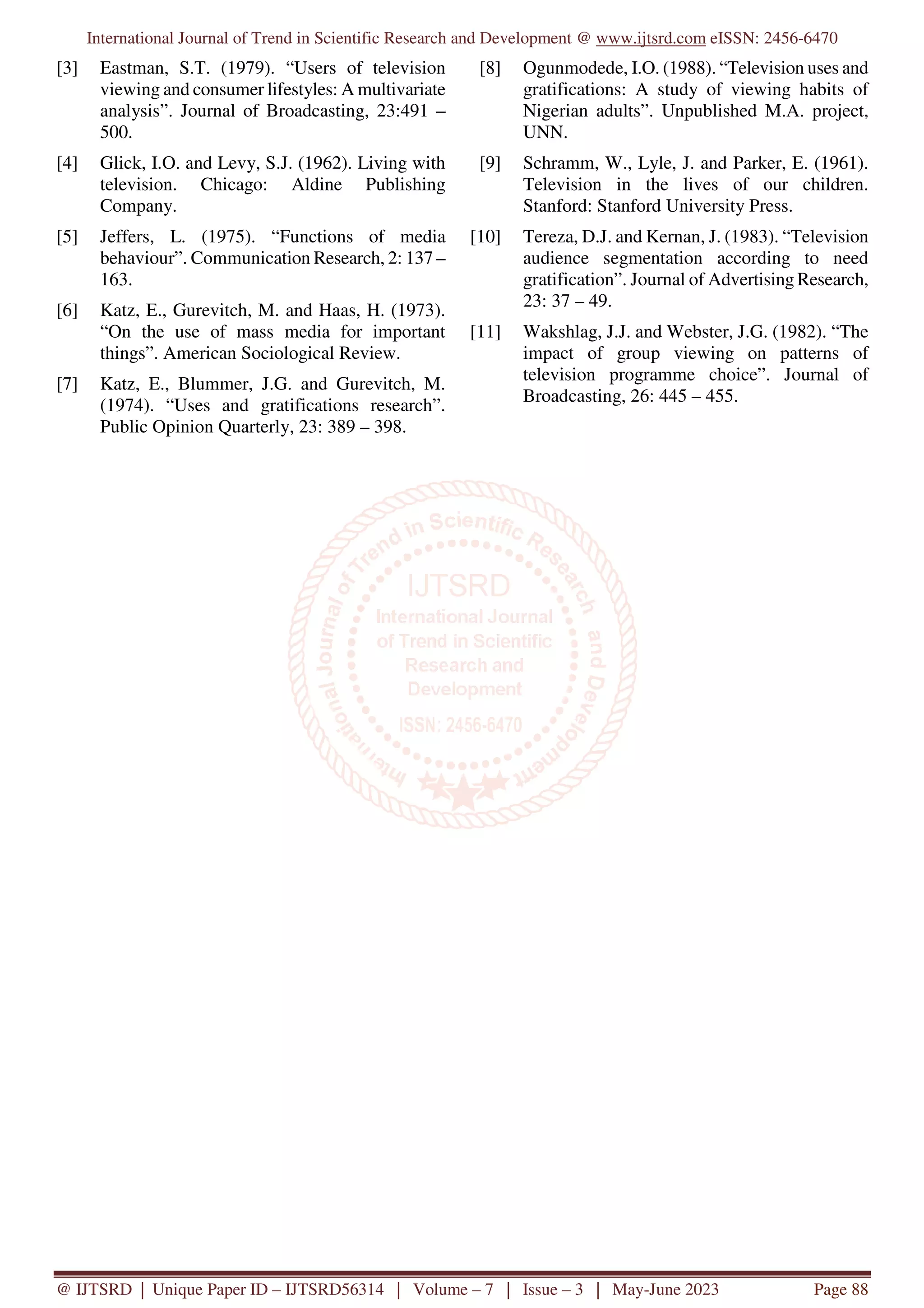 Demographics, Psychographics and the Uses and Gratifications Theory ...