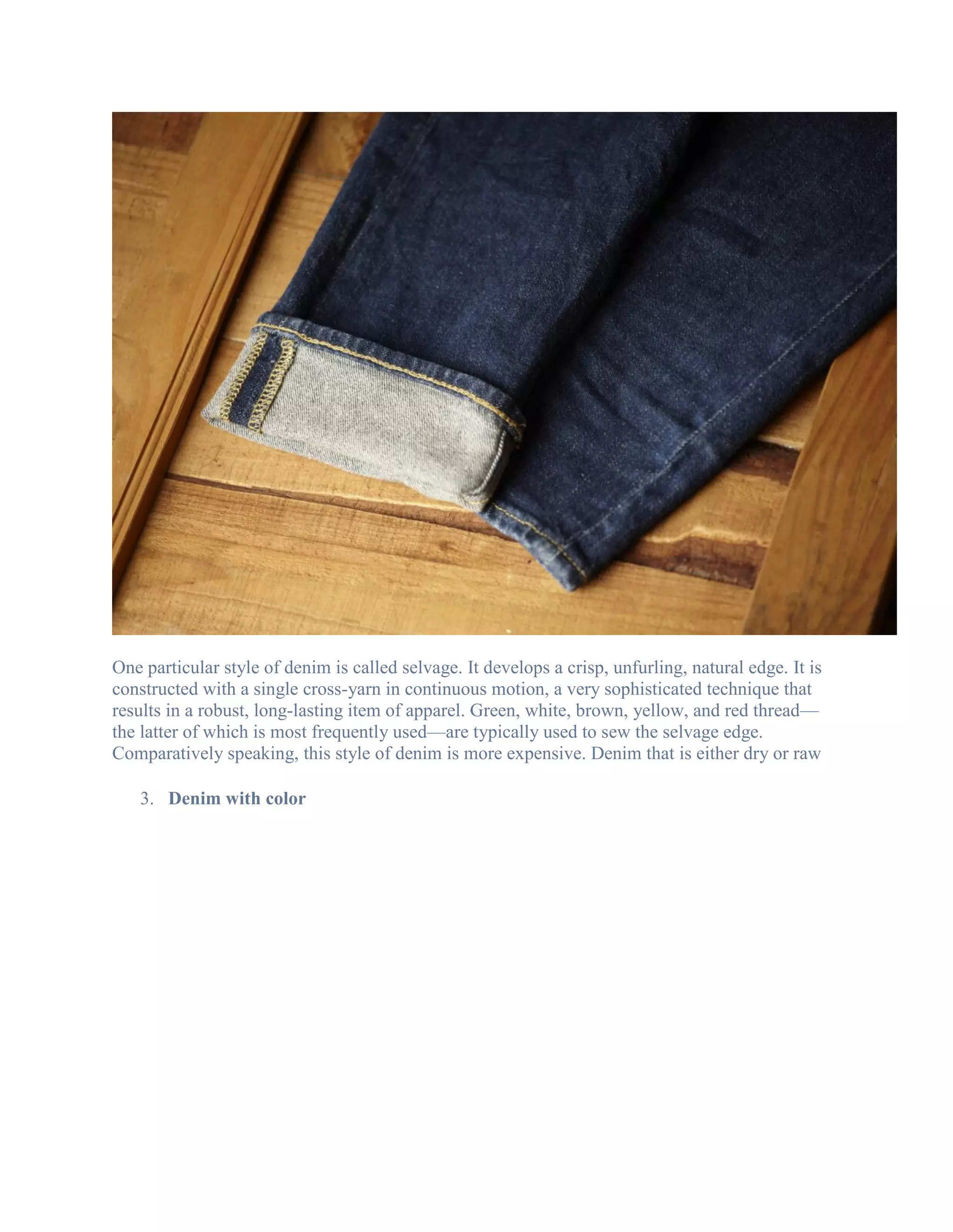 13 Different Types of Jeans Materials and Fabrics.pdf