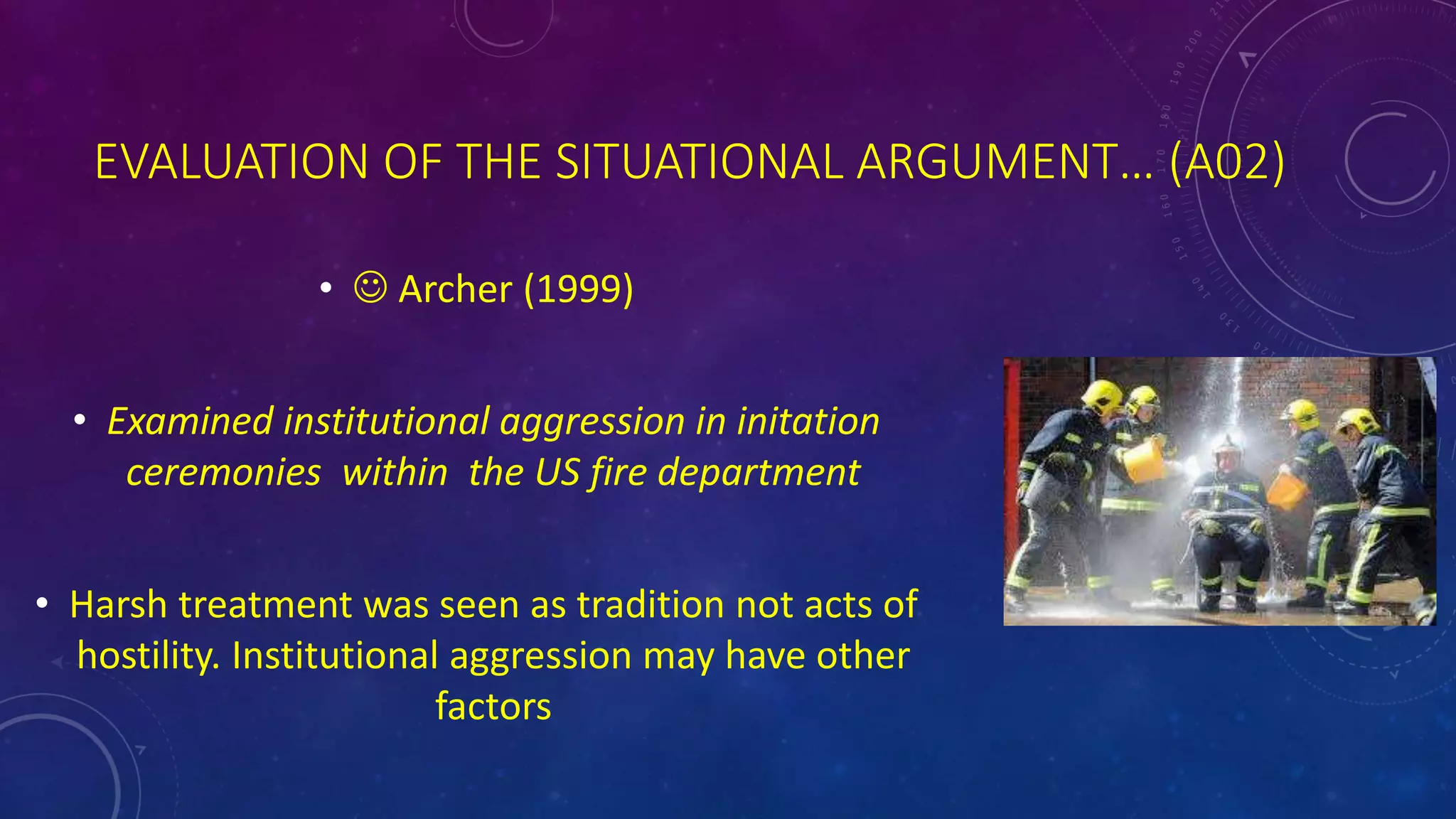 Institutional aggression | PPTX