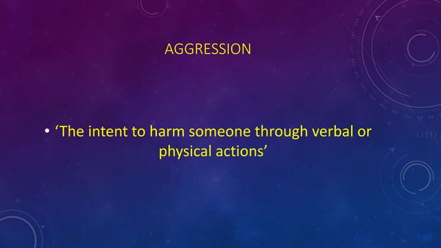 Institutional aggression | PPT