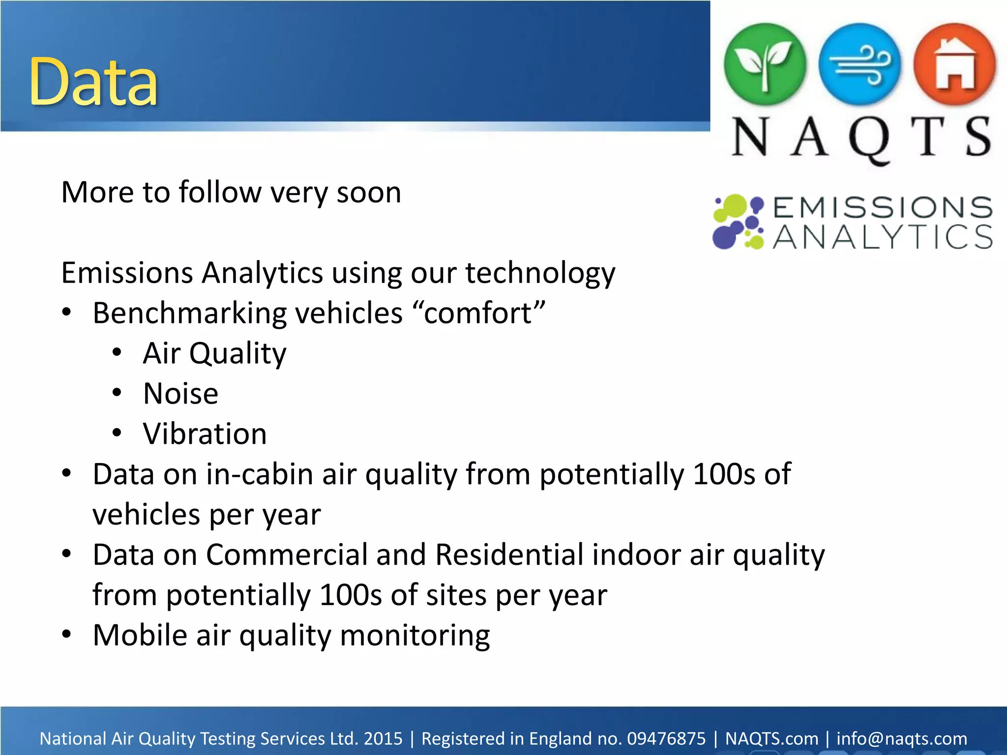 Routes to Clean Air 2016, Douglas Booker, NAQTS | PPT | Free Download