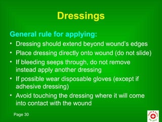 13 dressings and bandages | PPT
