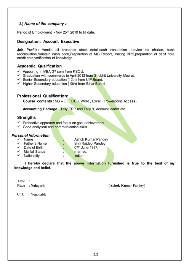 Ashok resume OKo | DOCX