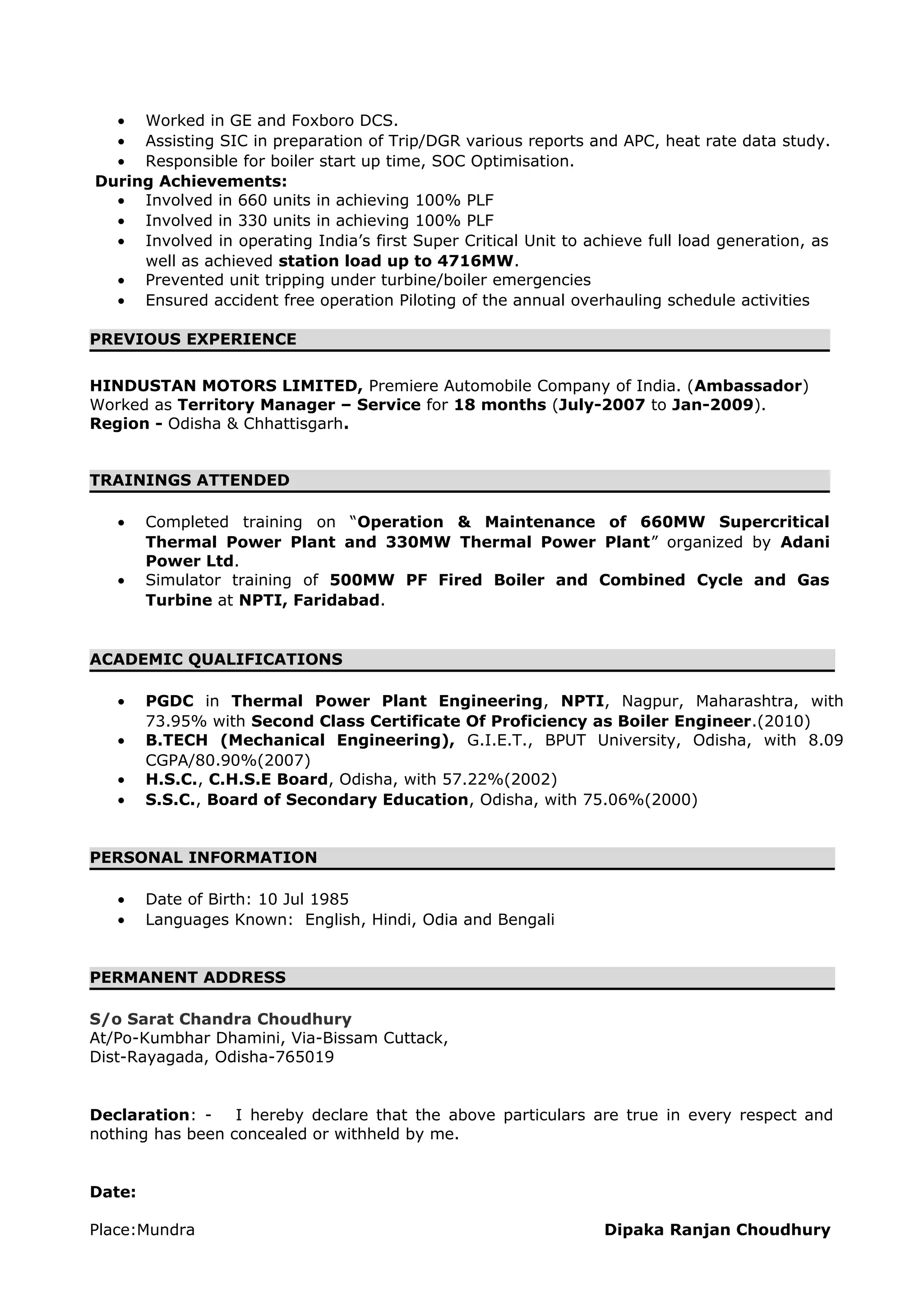 Resume_Dipak-linkedin | PDF