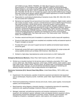SATCOM and Management resume | PDF