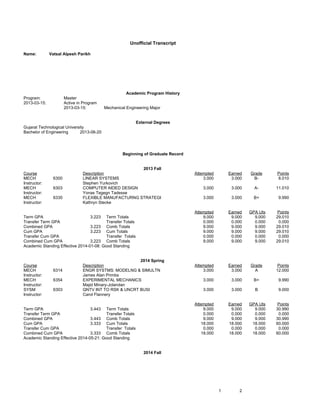 Transcript - Vatsal Parikh | PDF